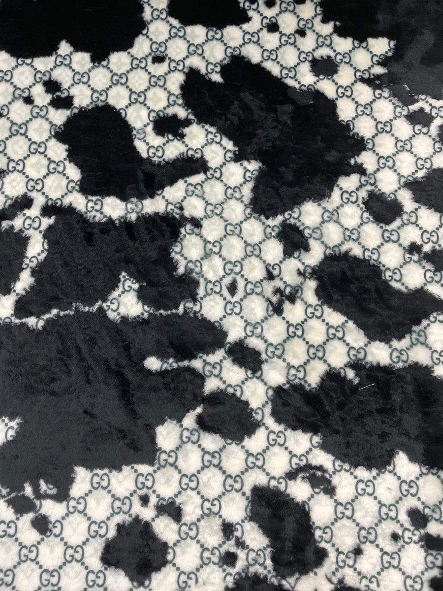 Gucci Cow Print Faux Fur – designerfabricscenter