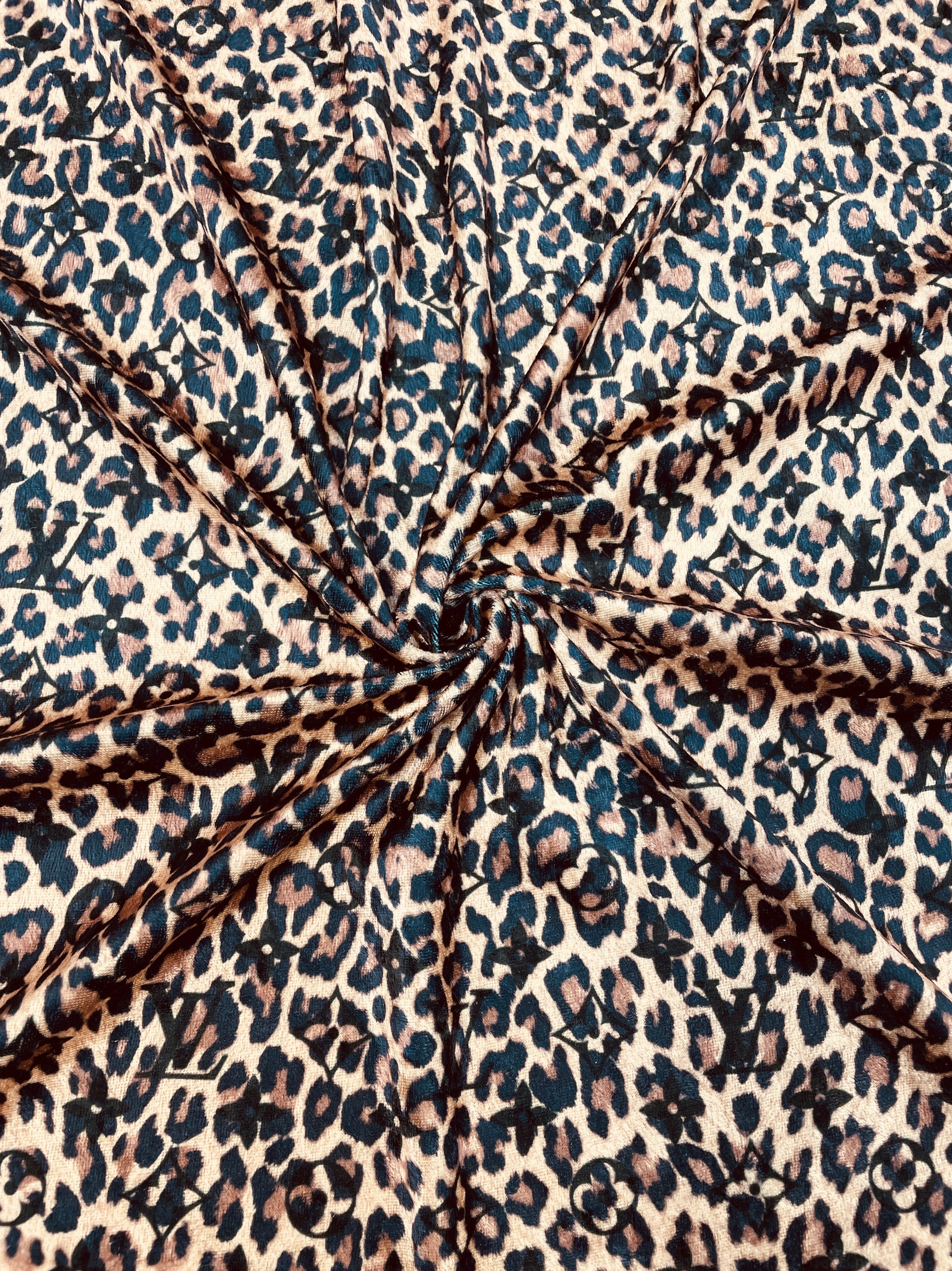 Louis Vuitton Logo Cheetah Print – designerfabricscenter