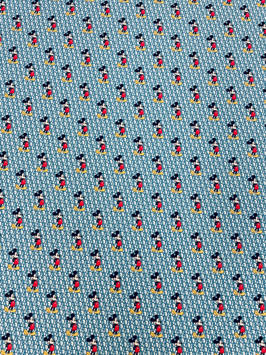Dior Mickey Mouse Print – designerfabricscenter
