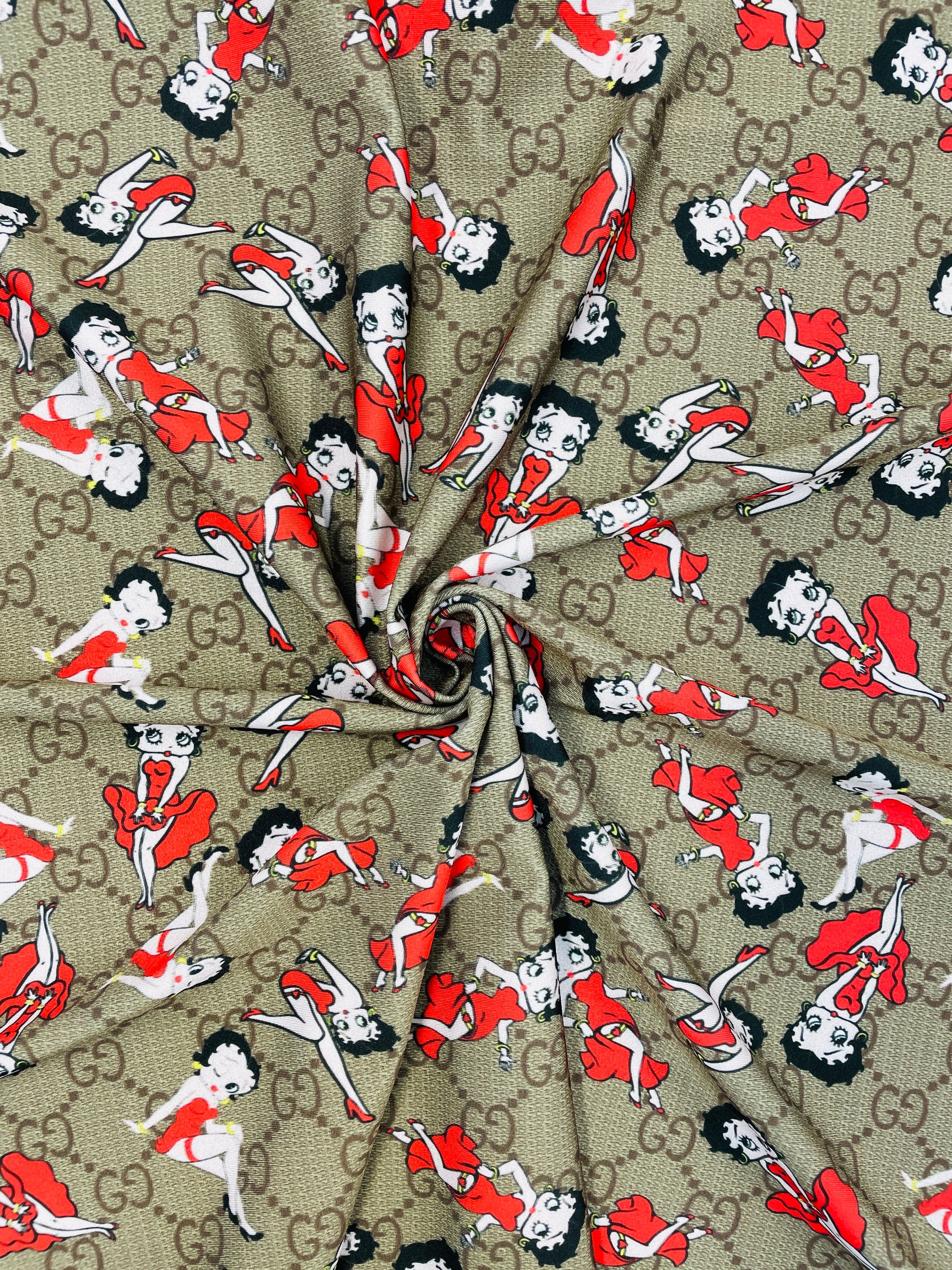 Gucci Betty Boop Print – designerfabricscenter