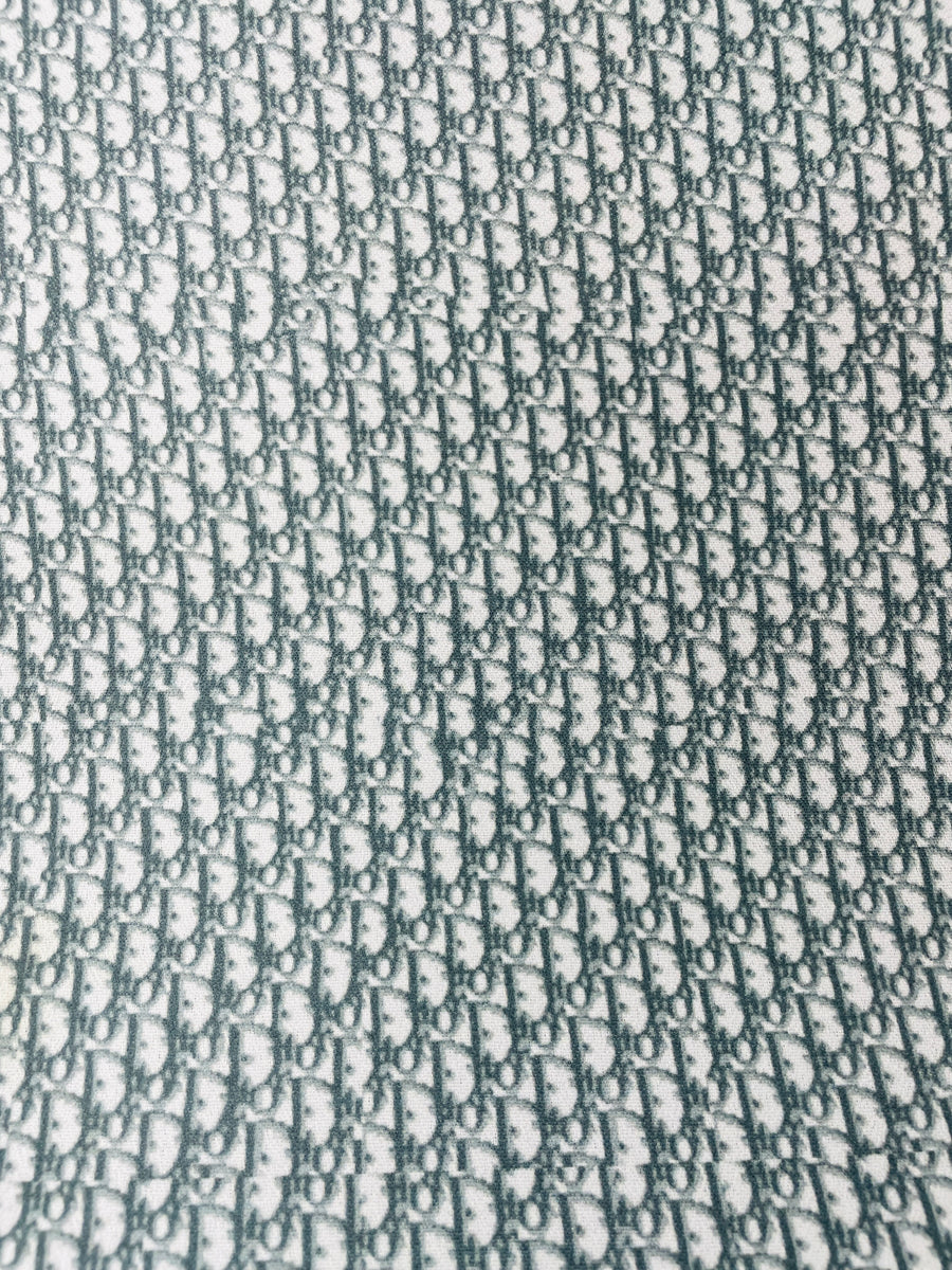 Dior Small Logo Print Canvas – designerfabricscenter