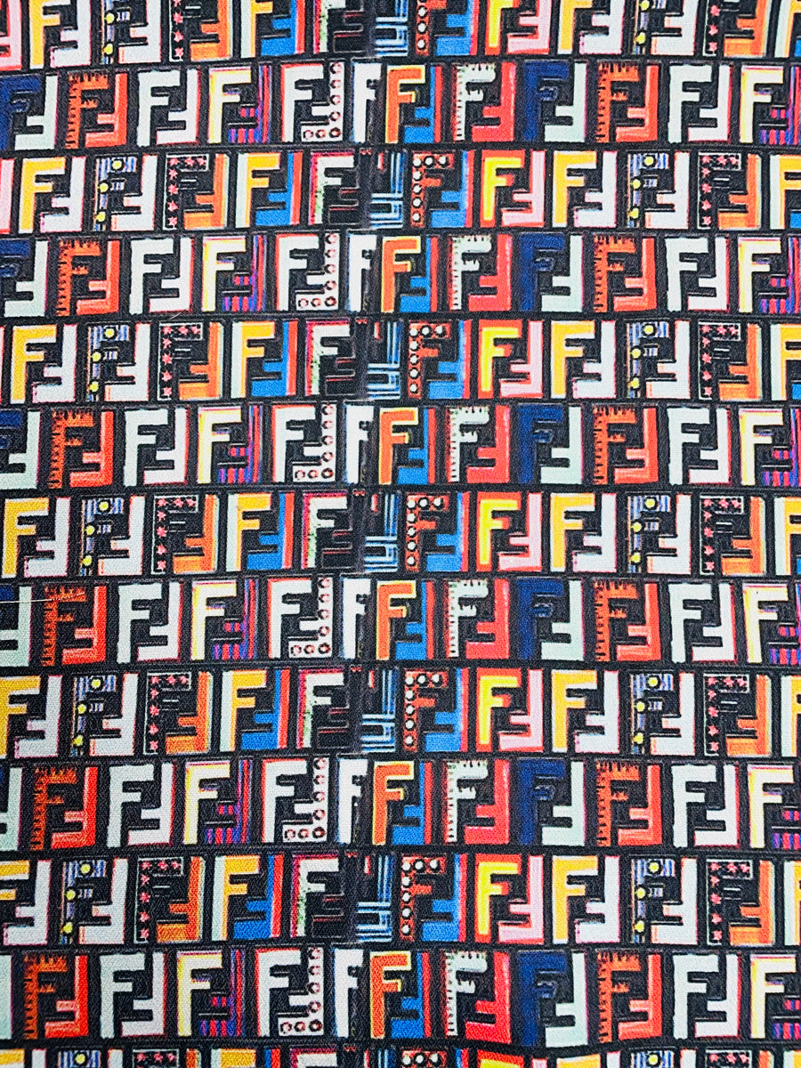 Fendi Colorful Print Canvas – designerfabricscenter