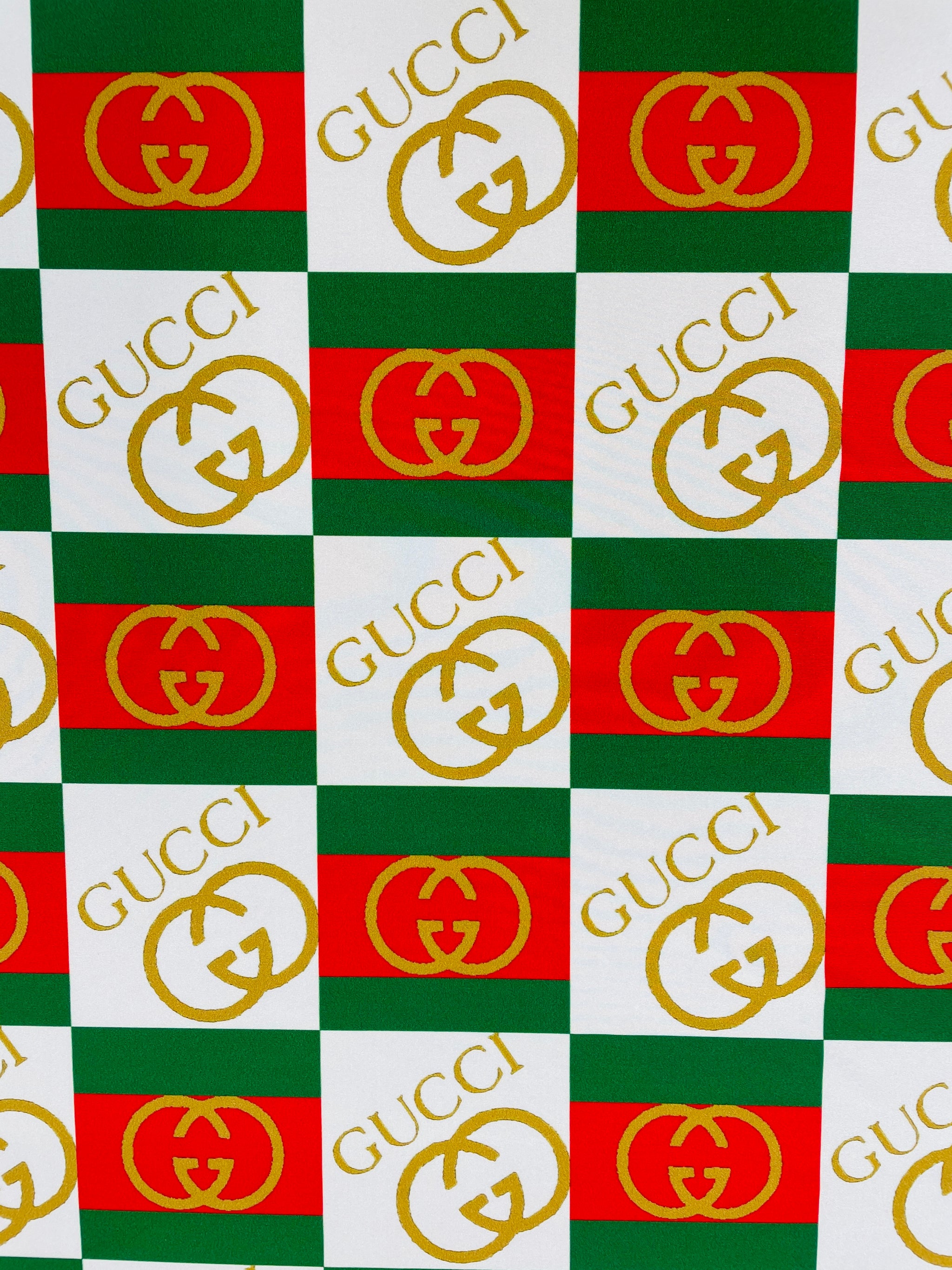 red gucci print