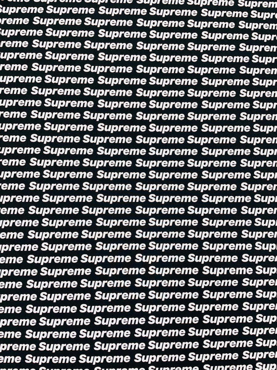 Supreme Logo Spandex – designerfabricscenter